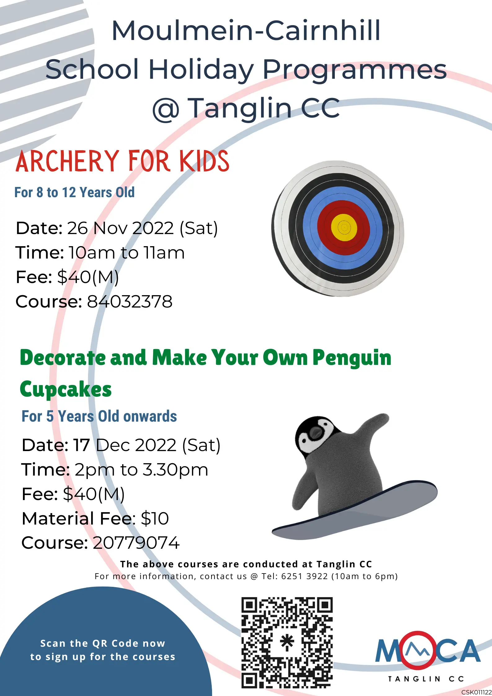 MoCa School Holiday Programmes